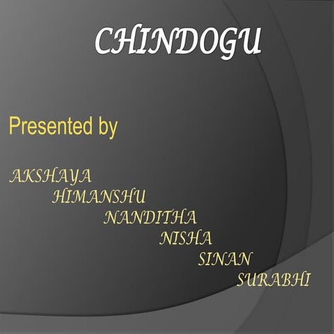 CHINDOGU IS IT??? | PPTX