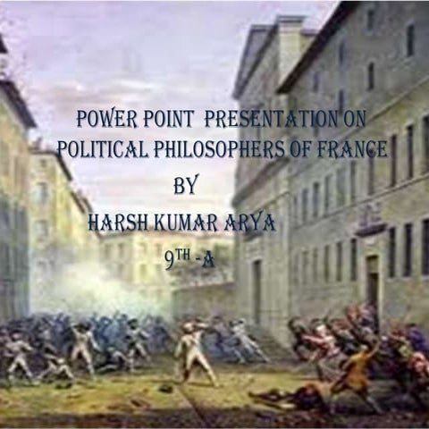 The role of philosophers in french revolution | PPTX
