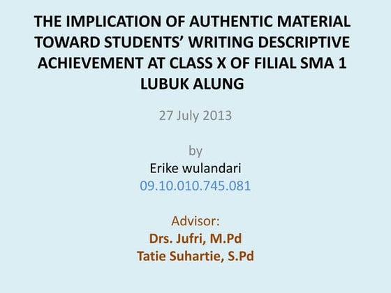 Example of Power Point Thesis Proposal | PPT