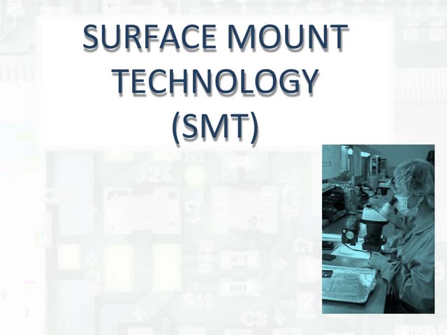 Surface mount Devices(SMD) | PPTX