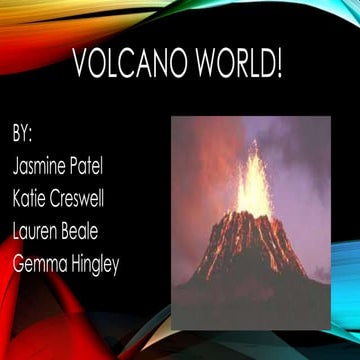 Volcanos | PPTX