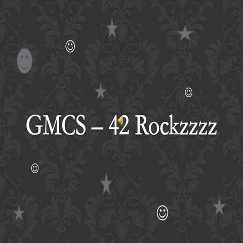 GMCS Batch 42 | PPTX