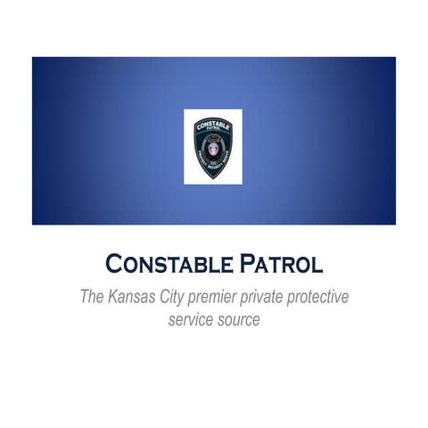 Constable Patrol | PDF