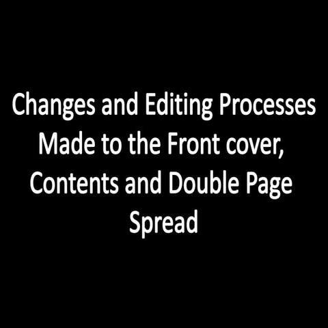 Editing Process | PPTX