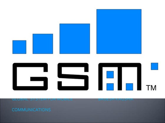 Gsm overview | PPT