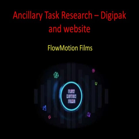 Ancillary Task Research by FlowMotion Films | PPTX