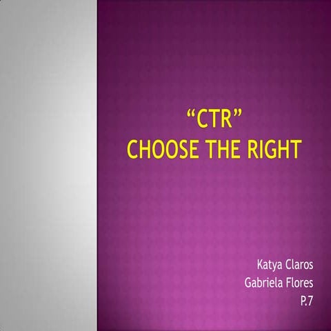 choose the right | PPT