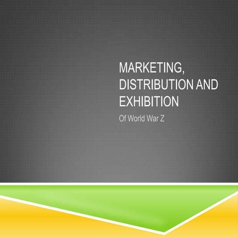 Marketing distribution and exhibition | PPT