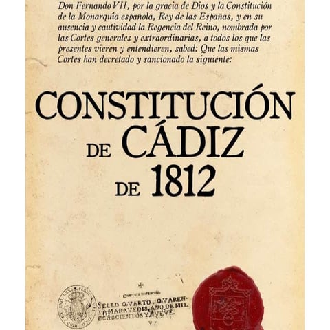 Constitución de Cadiz 1812 | PPTX