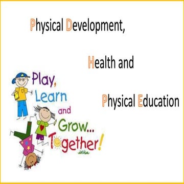 Personal Development, Health and Physical Education | PPT