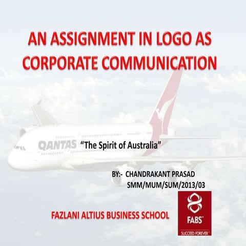LOGO - QANTAS AIRLINES | PPTX