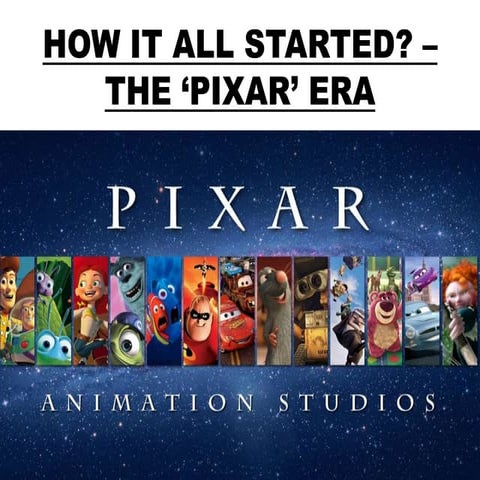 Pixar History | PPTX