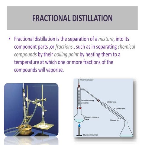 fractional distillation | PPTX