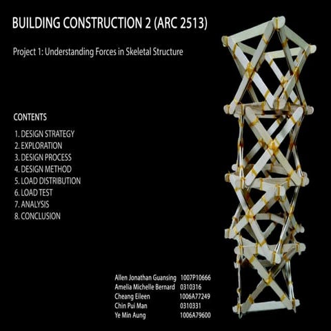 Exploring forces in skeleton structure | PPT