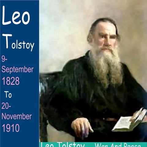 Leo Tolstoy's Biography | PPTX