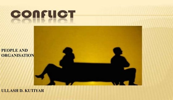 conflict and types of conflict | PPTX | Business | Business and Finance