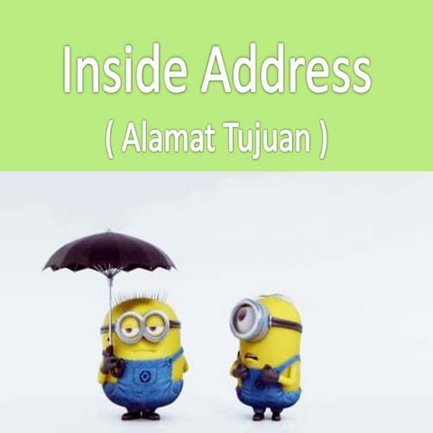 Inside Address | PPTX