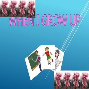 English Language KSSR Year 2: WHEN I GROW UP | PPTX