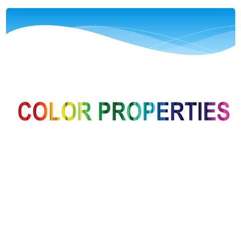 Color Study Artwork | PPTX