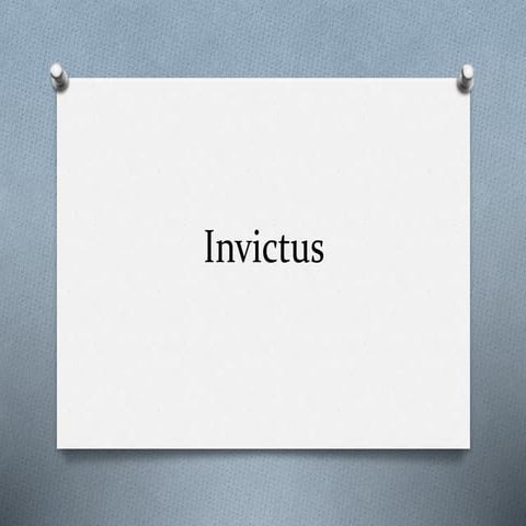 Invictus | PPTX