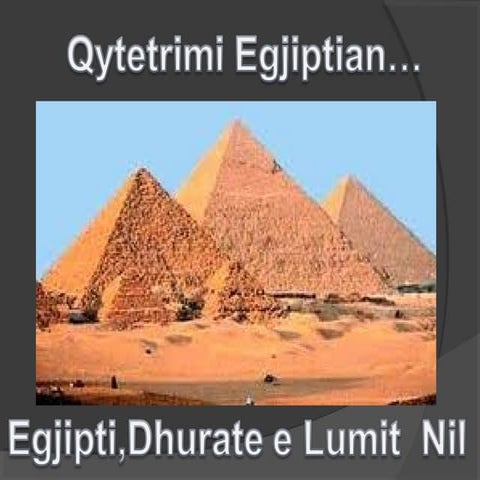 Qyteterimi Egjiptian | PPT