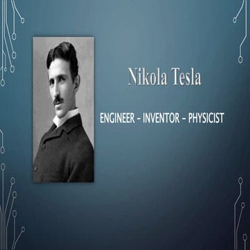 Nikola tesla | PPTX