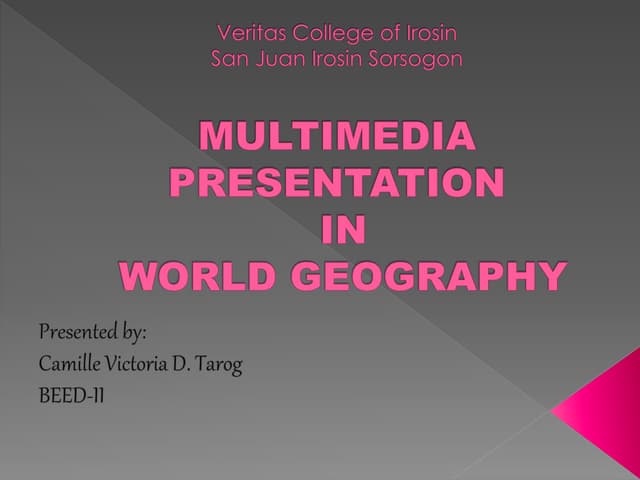 Geography Introduction | PPTX