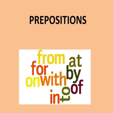 Prepositions | PPT