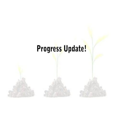 Progress Update | PPT