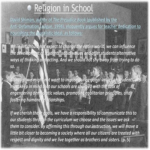 Religion in Schools | PPTX