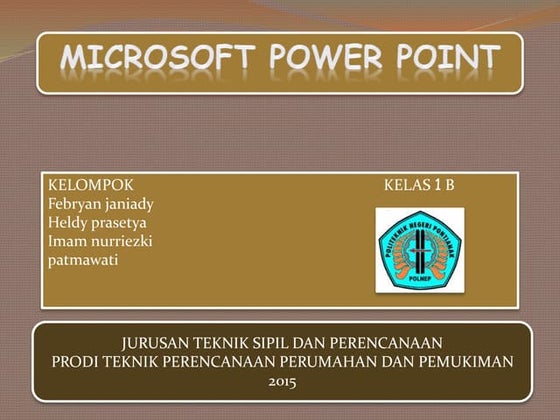 Materi lengkap tentang power point | PPT