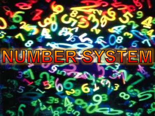 Number System & Data Representation | PPTX