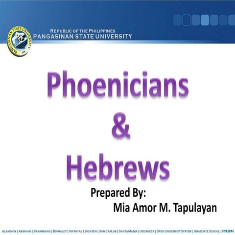 Phoenicians | PPTX