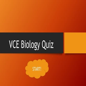 Biology Quiz | PPTX