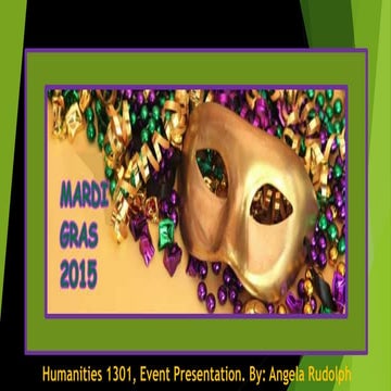 Mardi Gras Power Point | PPT