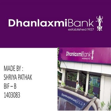 dhanlaxmi bank | PPTX