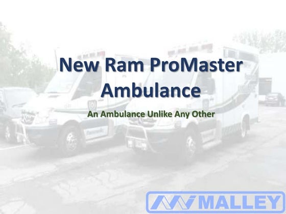 New ram pro master ambulance | PDF