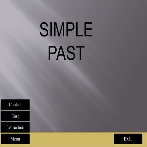Simple Past Tense | PPT