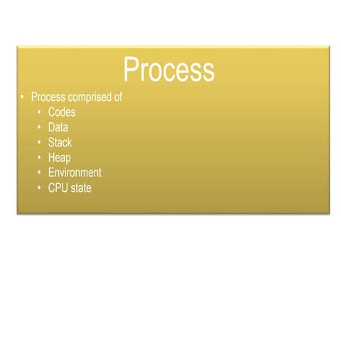 PrOCESSES IN LINUX | PPT