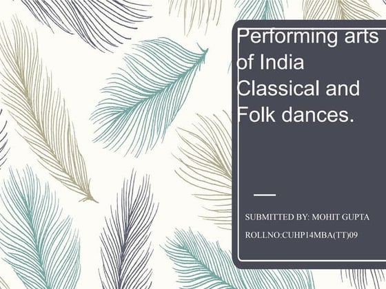 classical dance forms of India | PPT