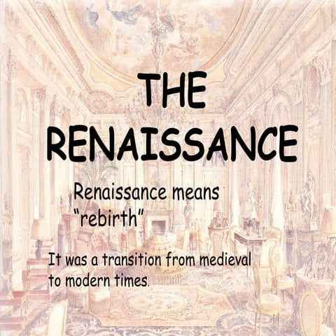 The-Renaissance-Period-report presentation | PPTX