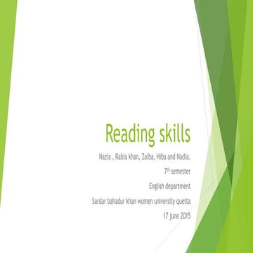 Promoting Extensive Reading | PPT