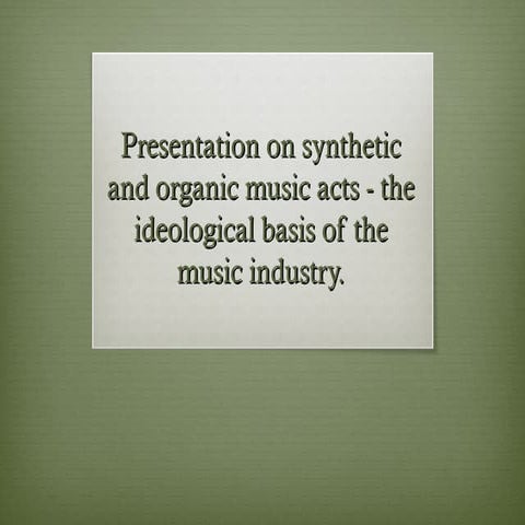 Keith negus – producing pop | PPT