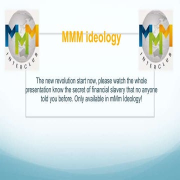 What is MMM?nn eddd | PPTX