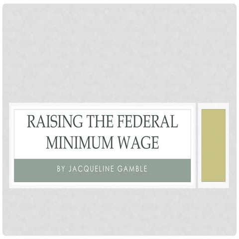 MinimumWage | PPTX