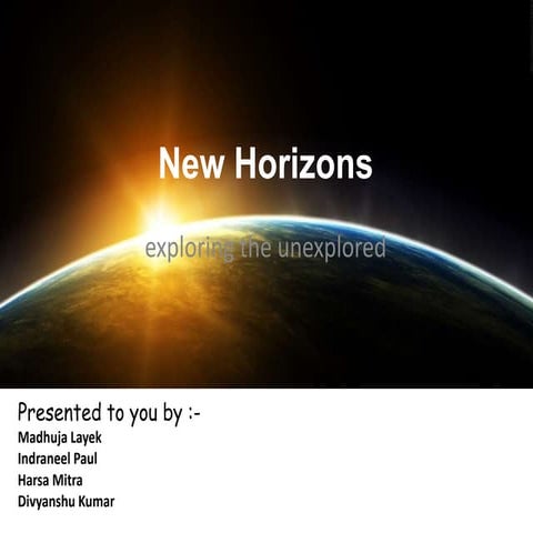 New Horizons | PPTX