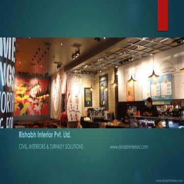 Business Profile : Rishabh Interiors Pvt. Ltd. | PPTX