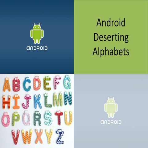 Android Alphabets | PPTX
