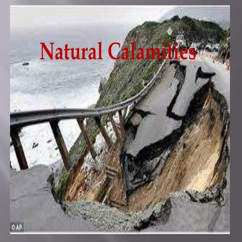 Natural Calamities | PPTX