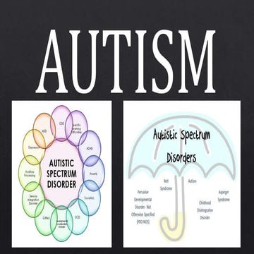 COMMON CHARACTERISTICS OF AUTISM | PPTX